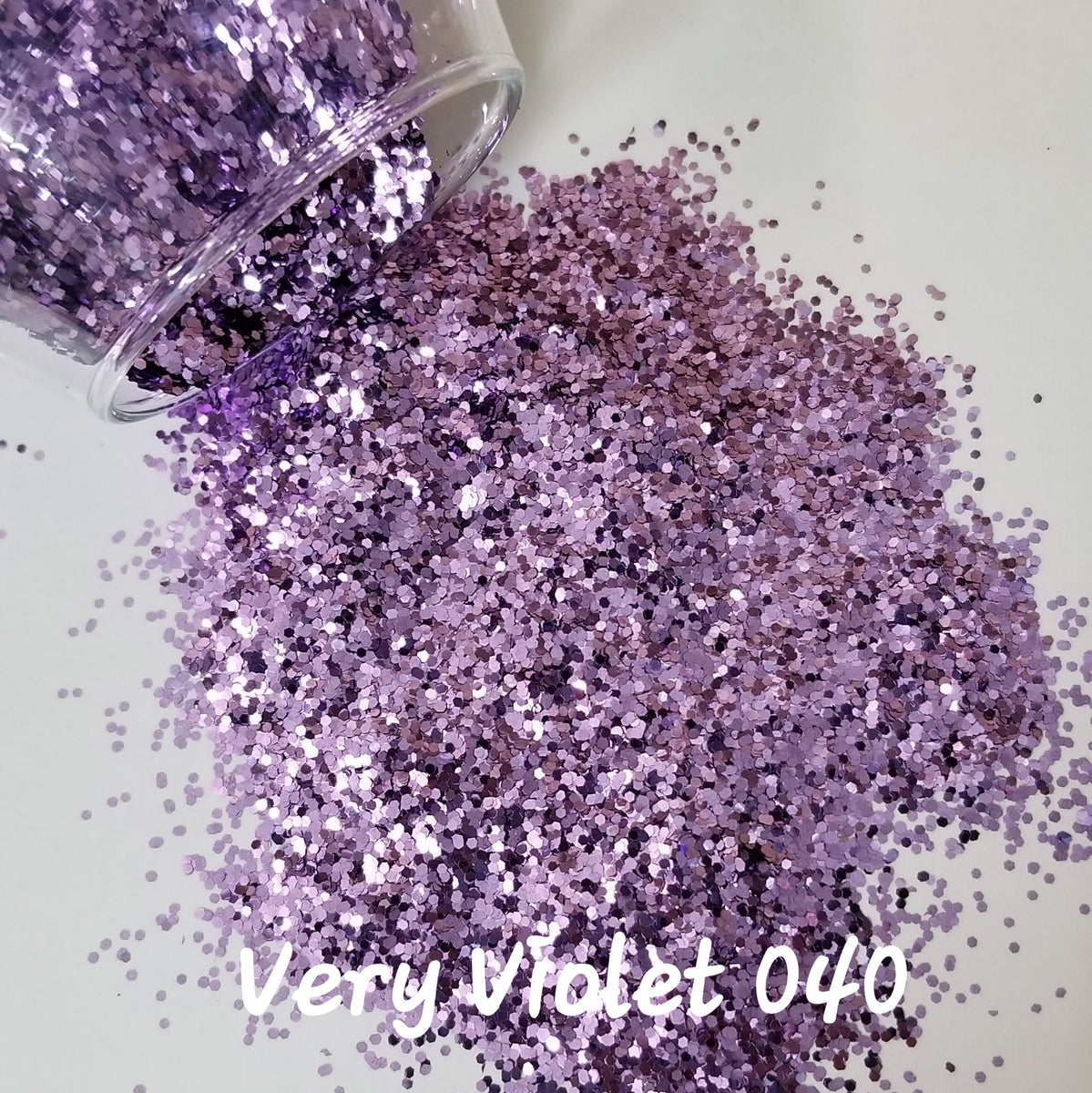 .040" Hex Ultra Premium Metallic Glitter-Very Violet 040 – Glitter and ...