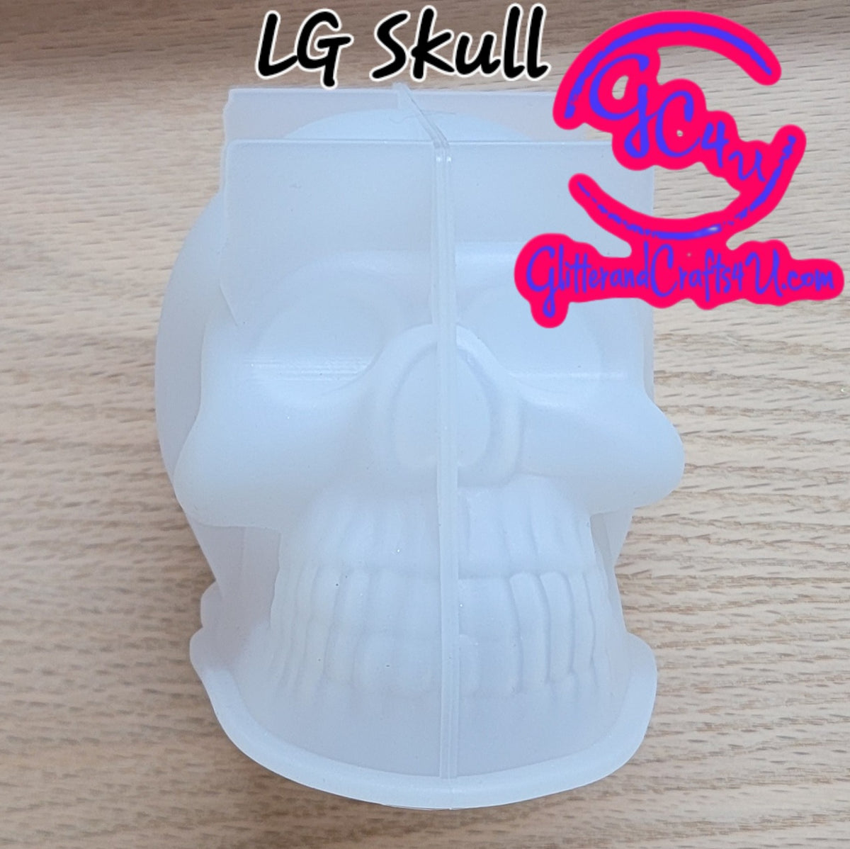 Large Skull Mold 3D – Glitter and Crafts 4U