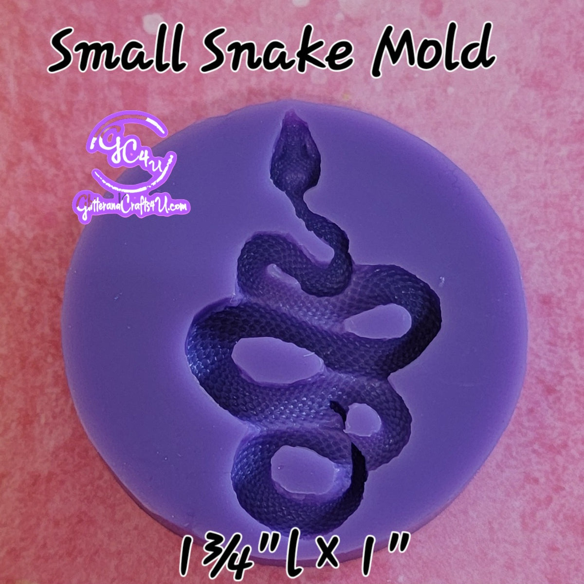 Small Purple Snake Mold – Glitter and Crafts 4U
