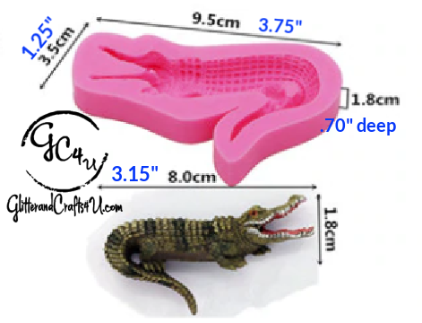 Alligator Mold – Glitter and Crafts 4U