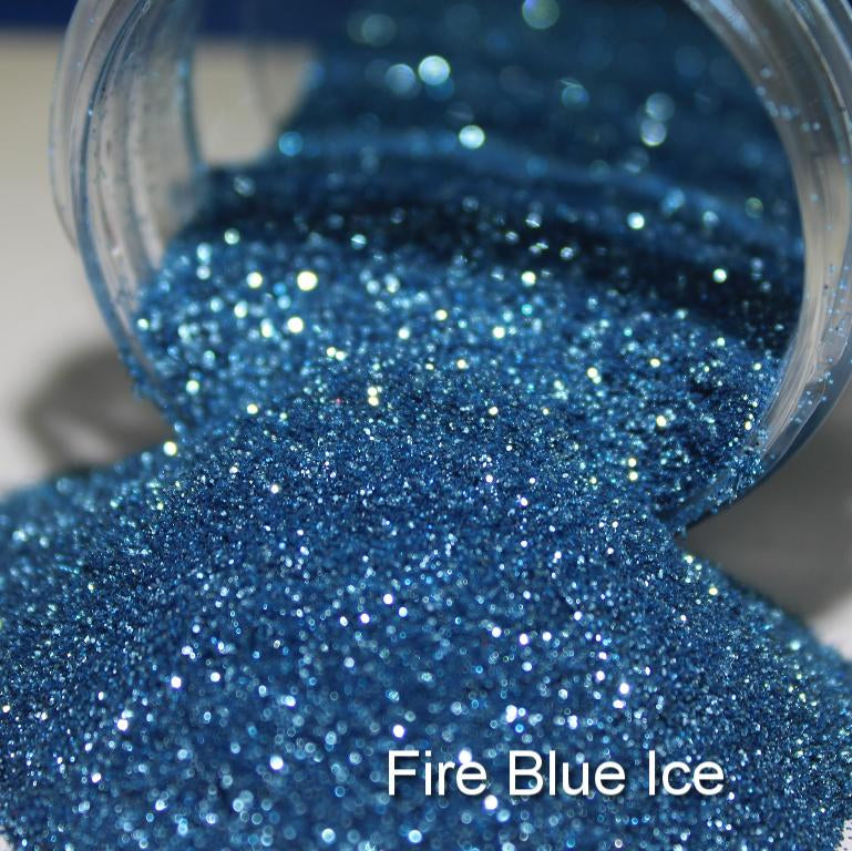 Glitter And Crafts 4U .008" Ultra Premium Polyester Glitter - Fire Blue ...